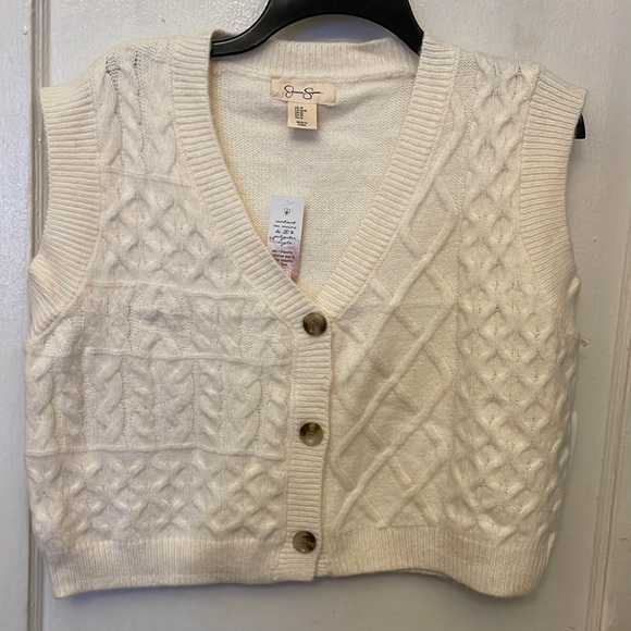 Jessica Simpson | Sweaters | Nwt Jessica Simpson Oversized Cable Button ...